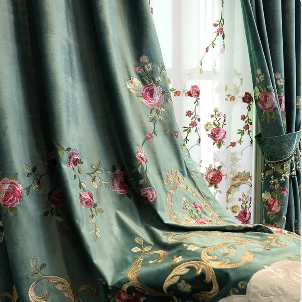 Green drapes store