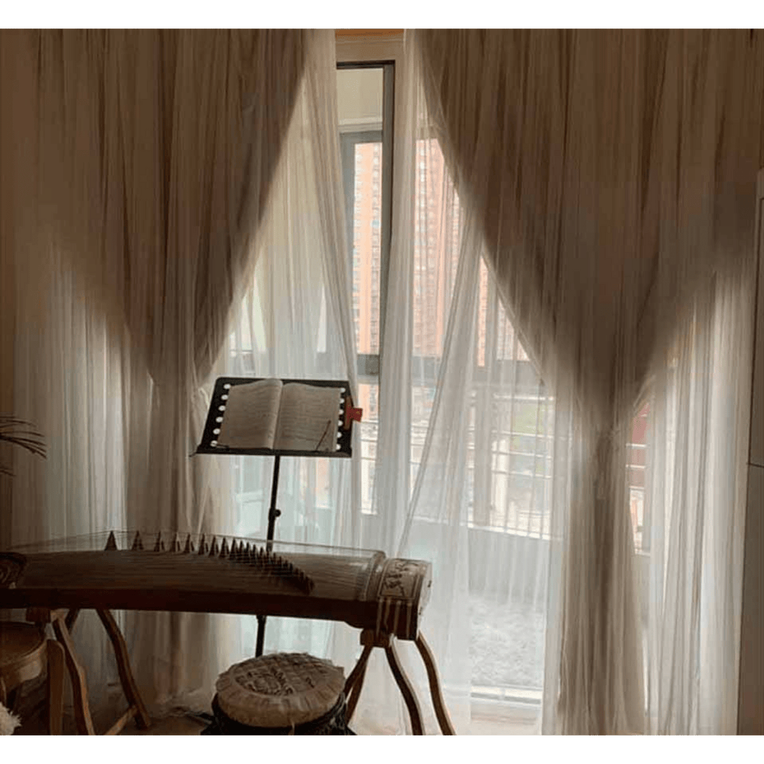 Jason Luxury Veil Curtain - Pink / Beige / Blue / White – Discover Curtains
